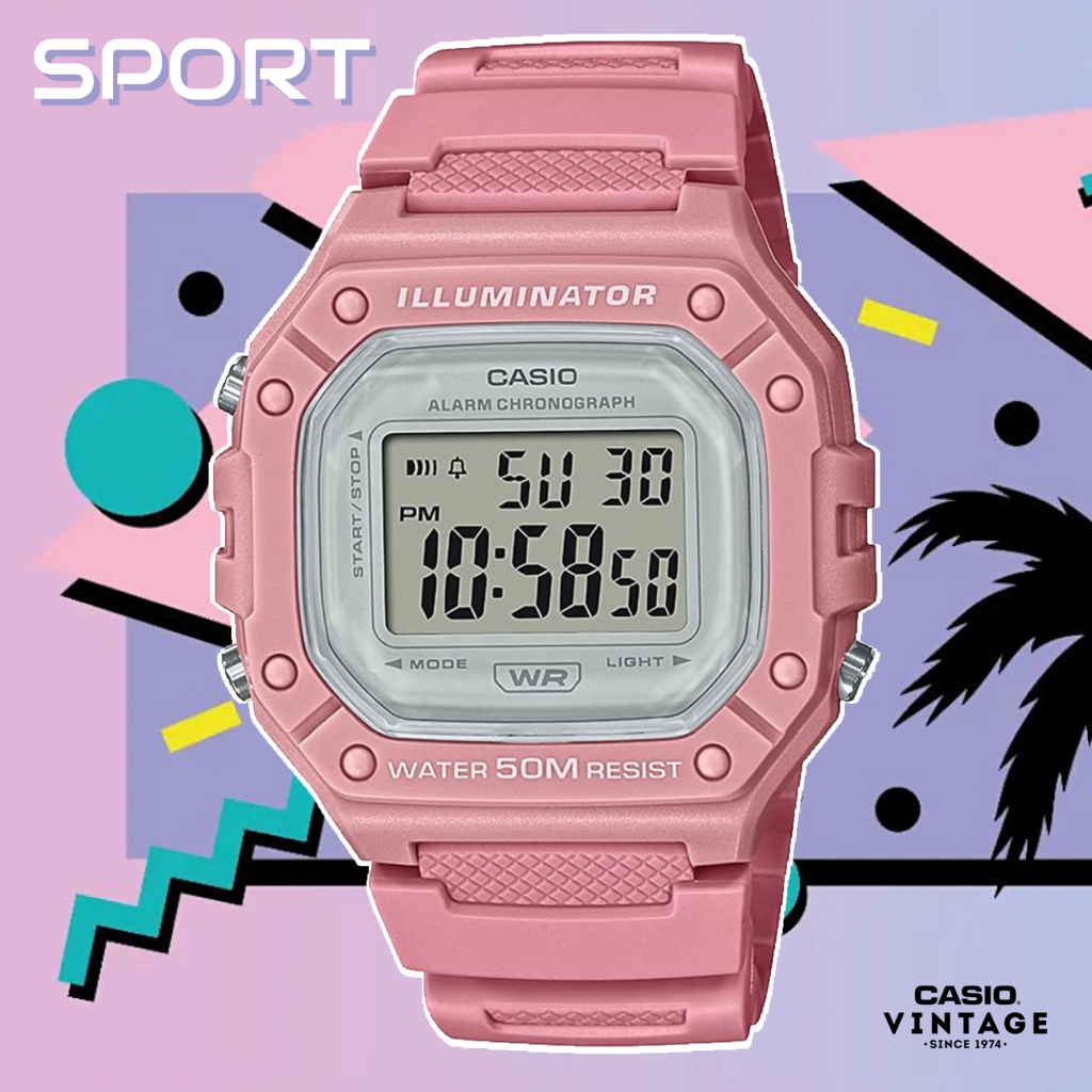 Reloj Casio Deportivo - Casio Sport Classic W-218HC-4AV - ICONS MOOD